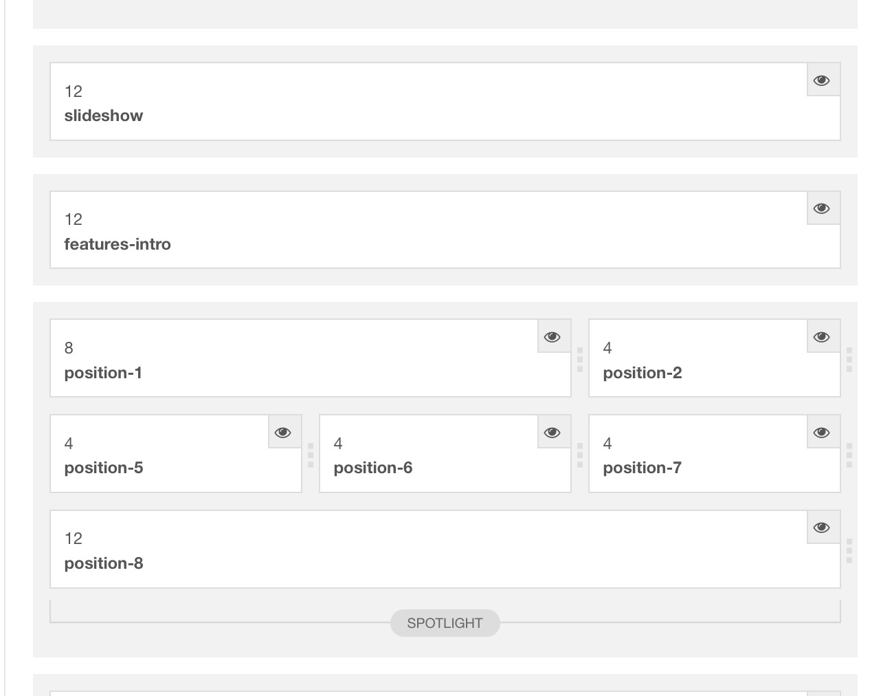 Layout positions - JoomlArt