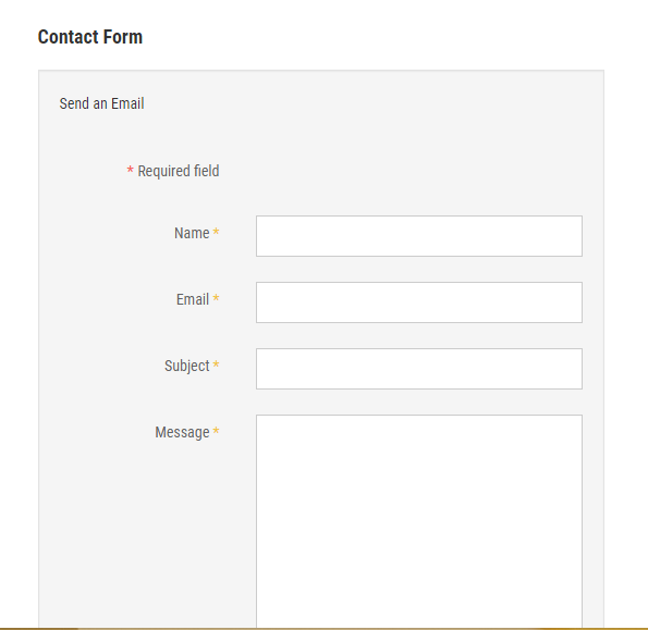 Contact form layout - JoomlArt