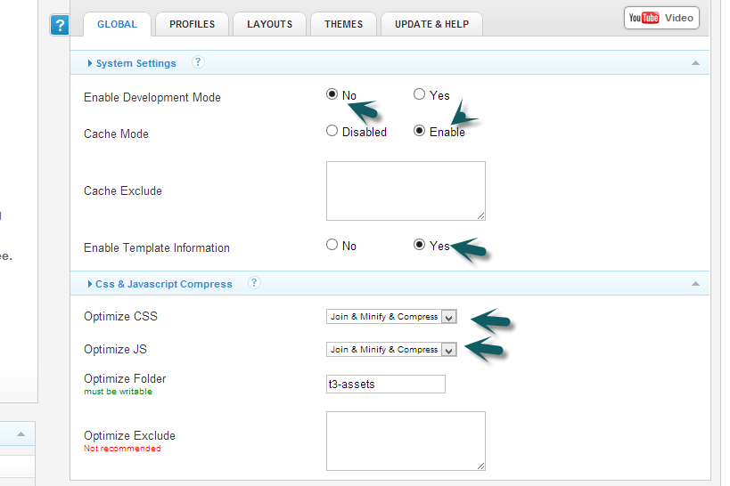Template cache problem after upgrade to Joomla 3.2 - JoomlArt