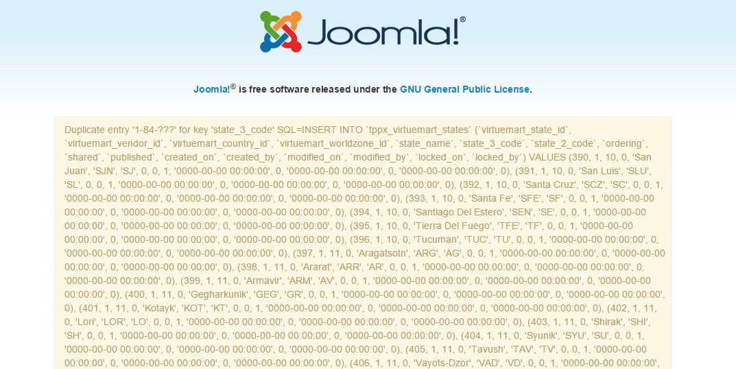 Issue Installing JA Cagox Quick Start - JoomlArt