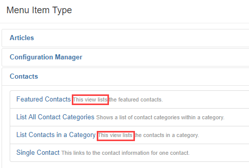 Problem with the contacts list page - Support Central
