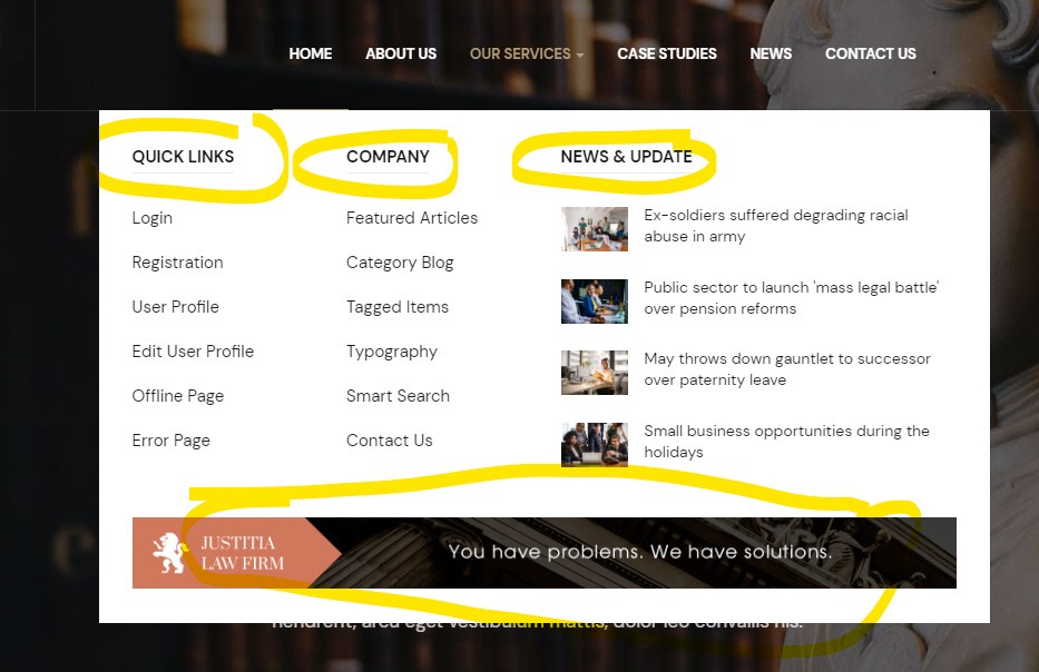 how to attach the menu? - Support Central