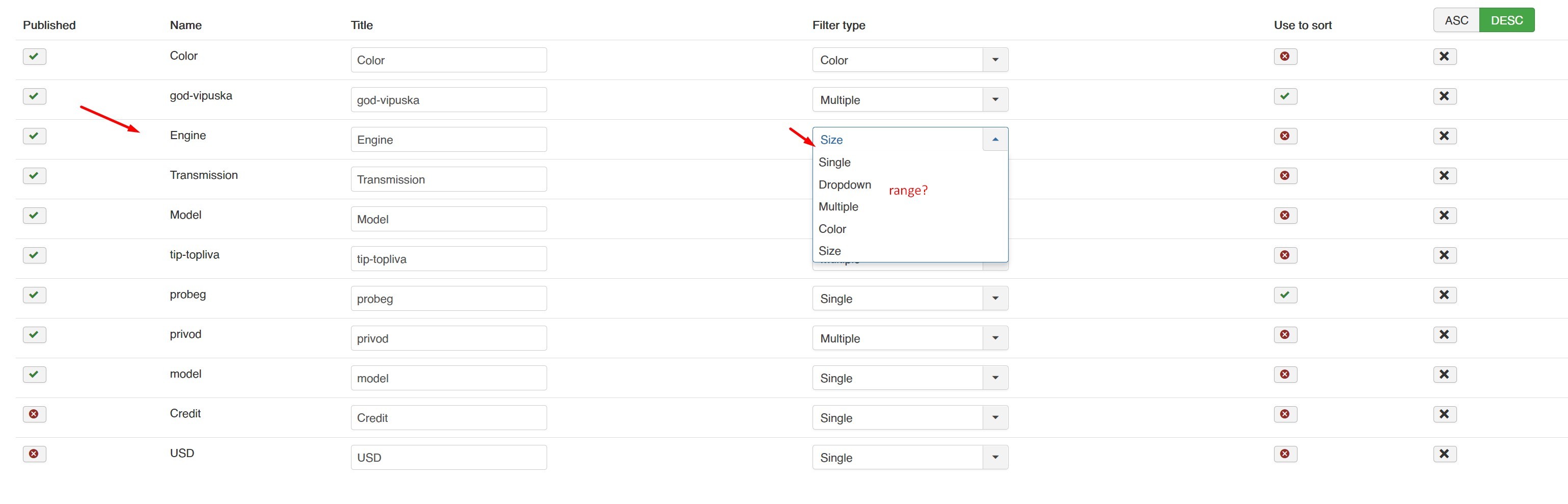 How to set Filter type to "RANGE" in product characteristic - Support ...