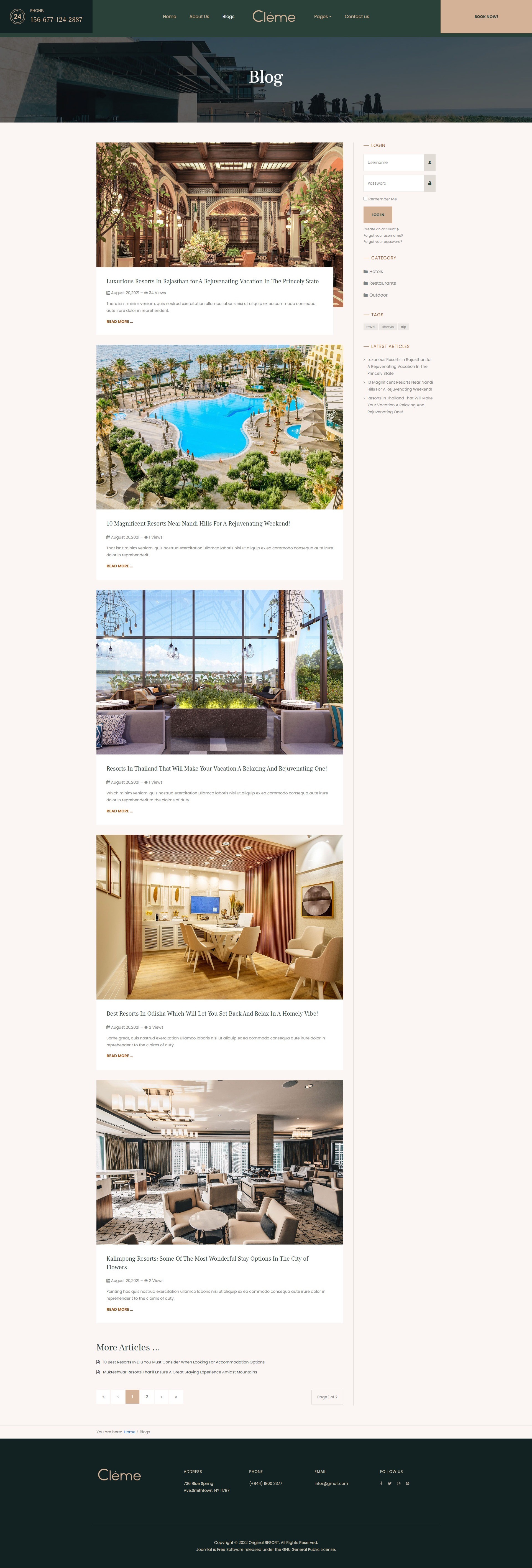Blog layout won't go in two columns - Support Central